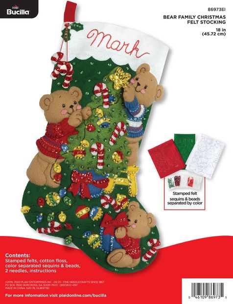 Bucilla Stocking Kits - Jasco Pty Ltd | Art & Craft Materials ...