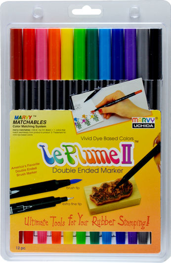 Marvy Le Plume II Dual Tip Marker Sets - Jasco Pty Ltd | Art & Craft ...