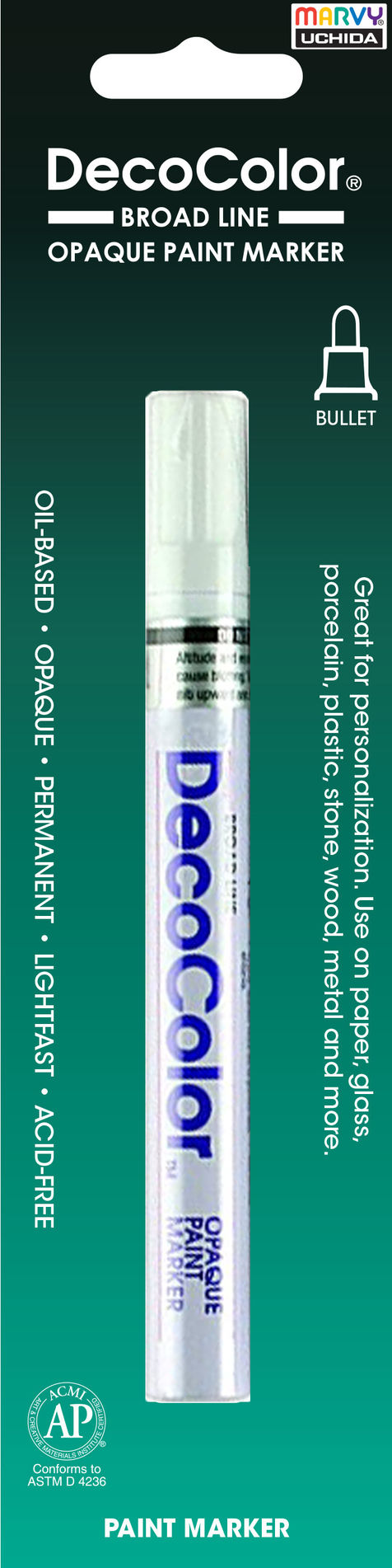 Marvy DecoColor Opaque Broad Paint Markers Hangsell - Jasco Pty Ltd ...