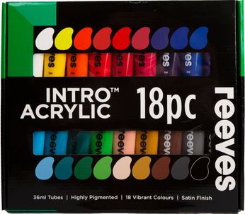 Reeves Intro Acrylic Colour Sets - Jasco Pty Ltd | Art & Craft ...