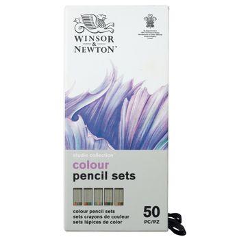 Winsor & Newton Studio Coloured Pencil Drawers Set 50 - Jasco Pty Ltd ...