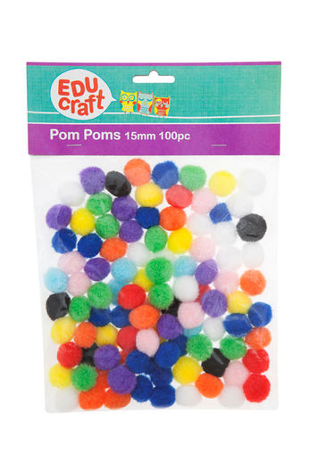 Educraft Small Pom Poms - Jasco Pty Ltd | Art & Craft Materials ...